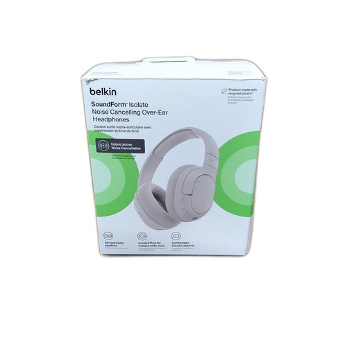 Belkin SoundForm Isolate Geräuschunterdrückung Kopfhörer kabellos ...