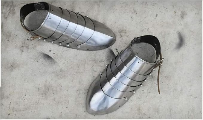 Medieval Foot Armour Pair of Sabatons Leg Protection Combat Armor Gift ...