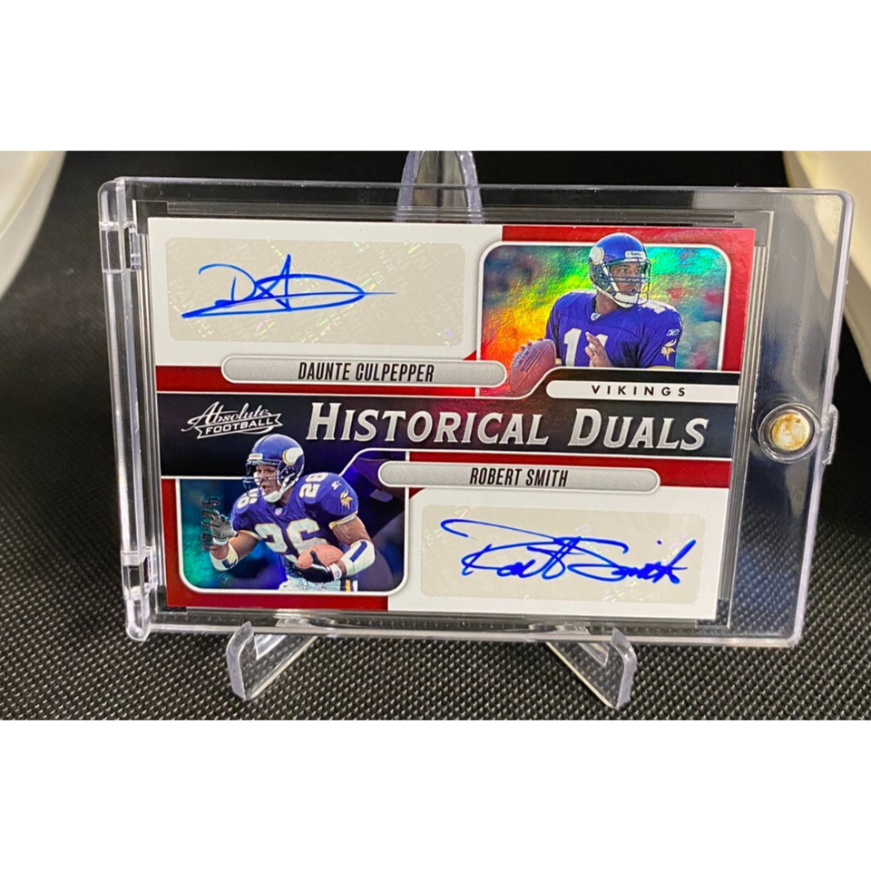 2023 Absolute Daunte Culpepper & Robert Smith Historical Duals Auto HD ...