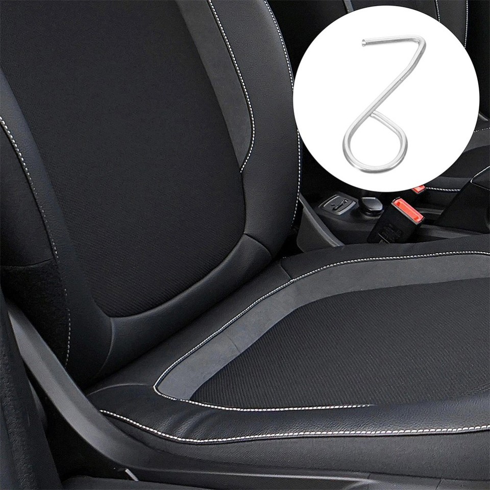 50pcs Car Seat Cover Hooks Metal S Hooks Fixing Hanger Cat Seat Accessorries | eBay
