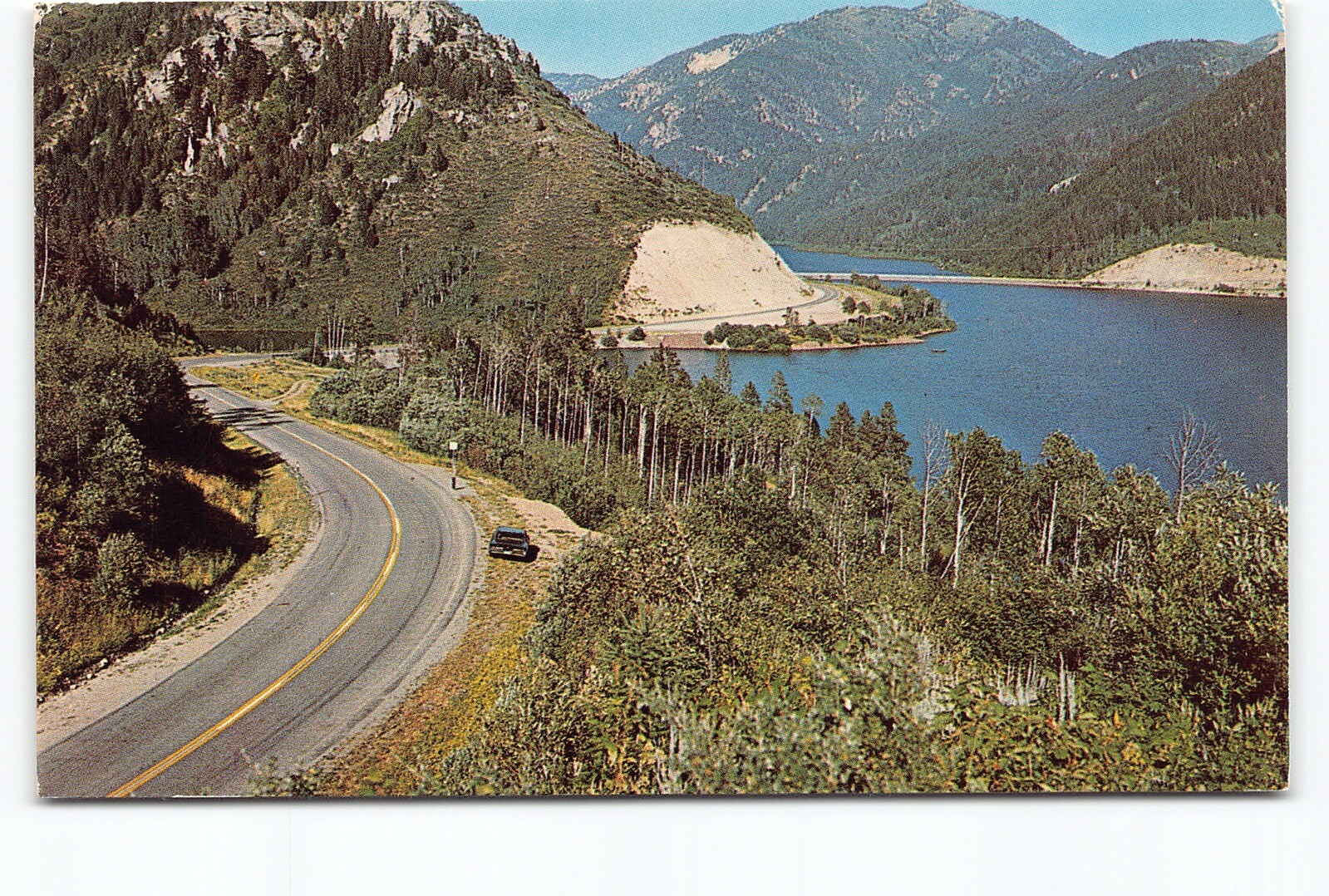 Highway 26 Scenic Idaho Palisade Reservoir ID Chrome Postcard Vtg ...