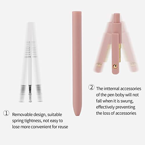 Gel Pens, 6 Pcs 0.5mm Quick Dry Black Ink Pens Fine Point Smooth ...