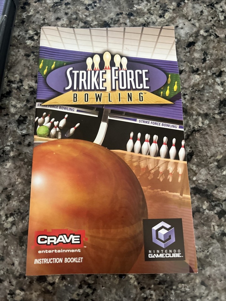 Strike Force Bowling (Nintendo GameCube, 2005) w/ Manual *Mint Disc ...