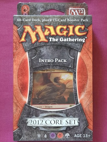 Magic The Gathering 2012 CORE SET M12 BLOOD AND FIRE INTRO PACK New ...