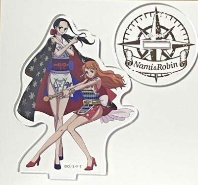 One Piece Village Store Acrylic Stand Figure Nami Nico Robin Mugiwara ...