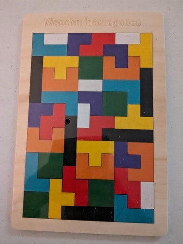 Wooden Intelligence Russian Building Blocks Puzzles Blocks Brain ...