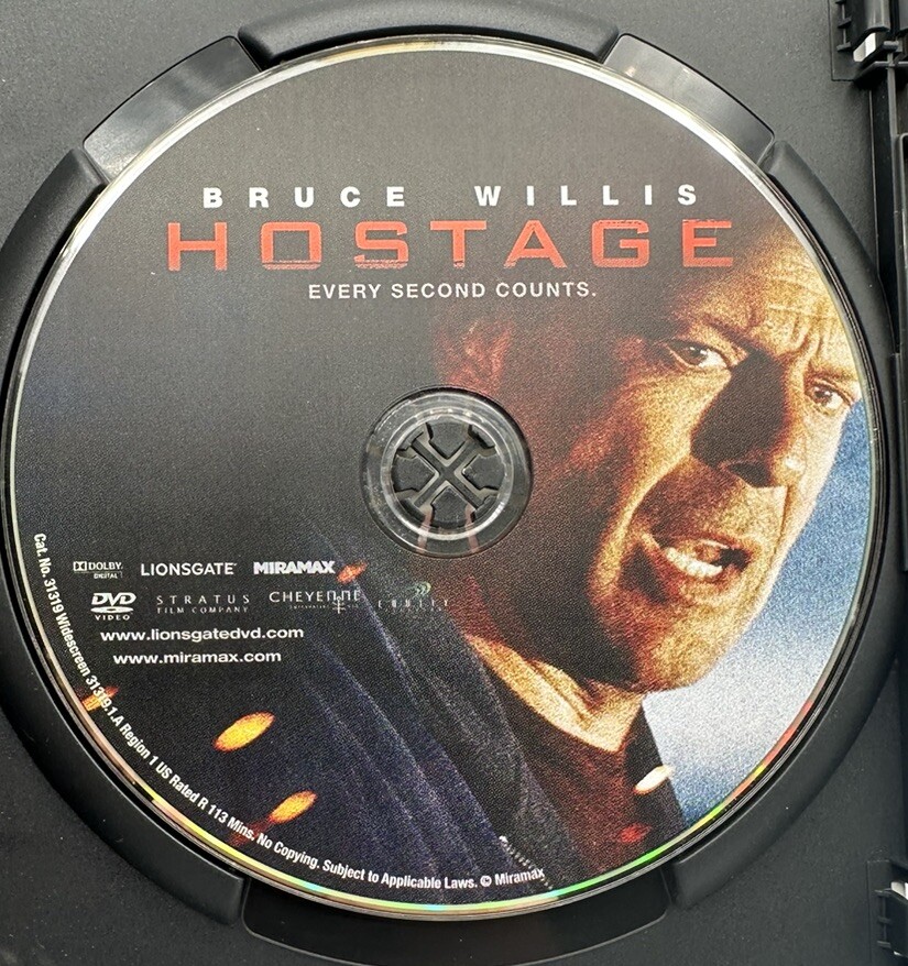 Hostage DVD Bruce Willis Kevin Polak Ben Foster Free Shipping 2005 ...