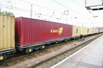 PHOTO FEA-C 60FT TWIN BOGIE CONTAINER FLAT WAGON NO 650040 OF FIRST ...