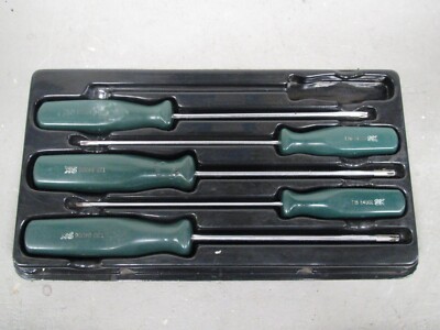 SK TOOLS Torx Screwdriver Set 5 pc (T25 T20 T27 T15 T30) USA SK TORX ...