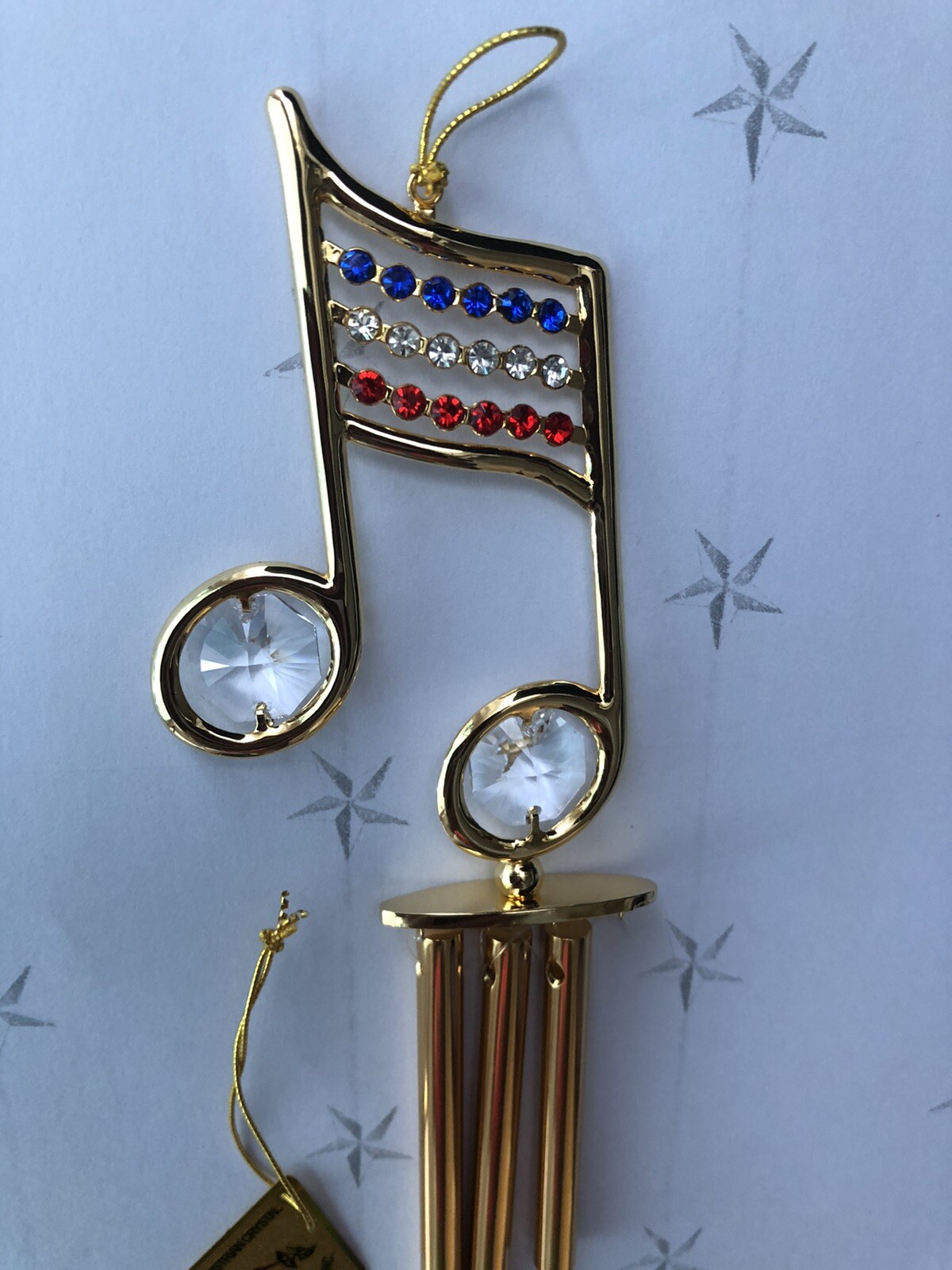 🇺🇸American Flag Music Note Wind Chime Most Treasured and Well ...