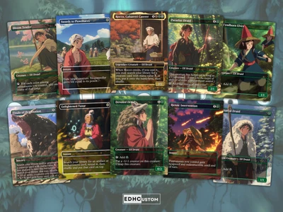 Wolf Princess Commander Deck Voja MTG EDH Anime Style Proxy