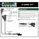 Earphone Connection COUGAR Quick Release Headset for Vertex VX-537 NYPD ...