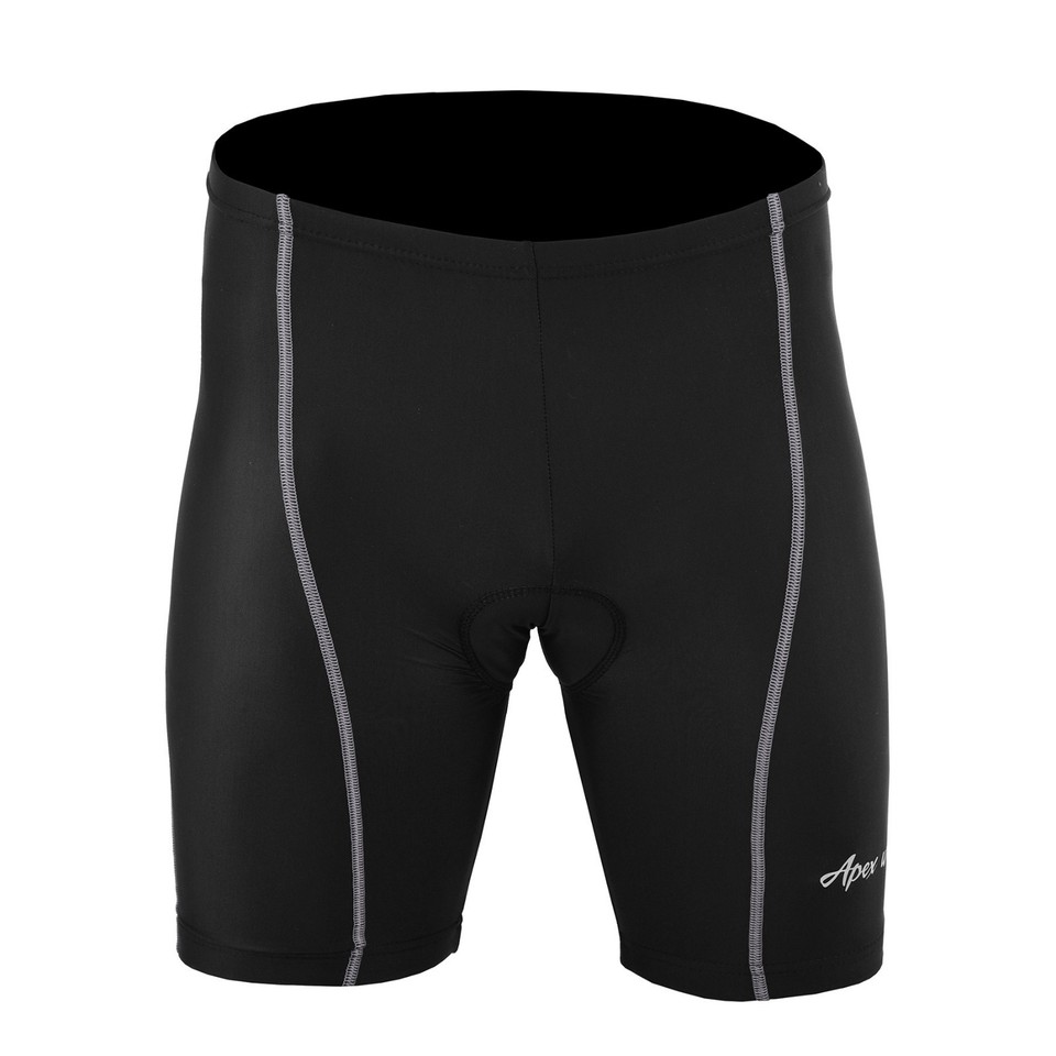 Men's Cycling Padded Compression Shorts Polyester Lycra | eBay