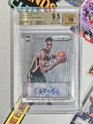 2013 Panini Prizm Giannis Antetokounmpo Rookie RC Card - BGS 9.5 / 10 ...