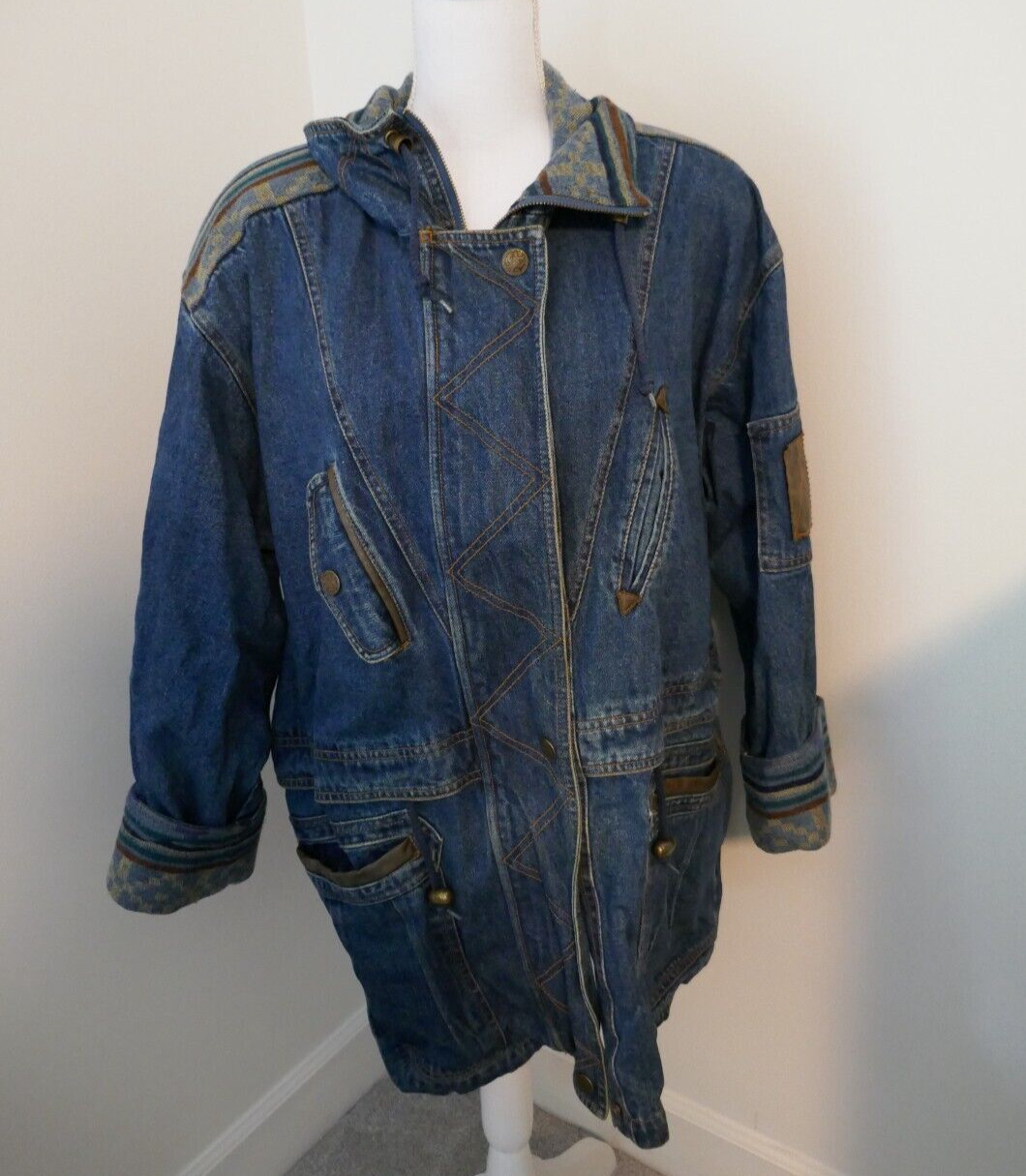 Very Rare Vintage Current Seen Brand Denim Heavy West… - Gem