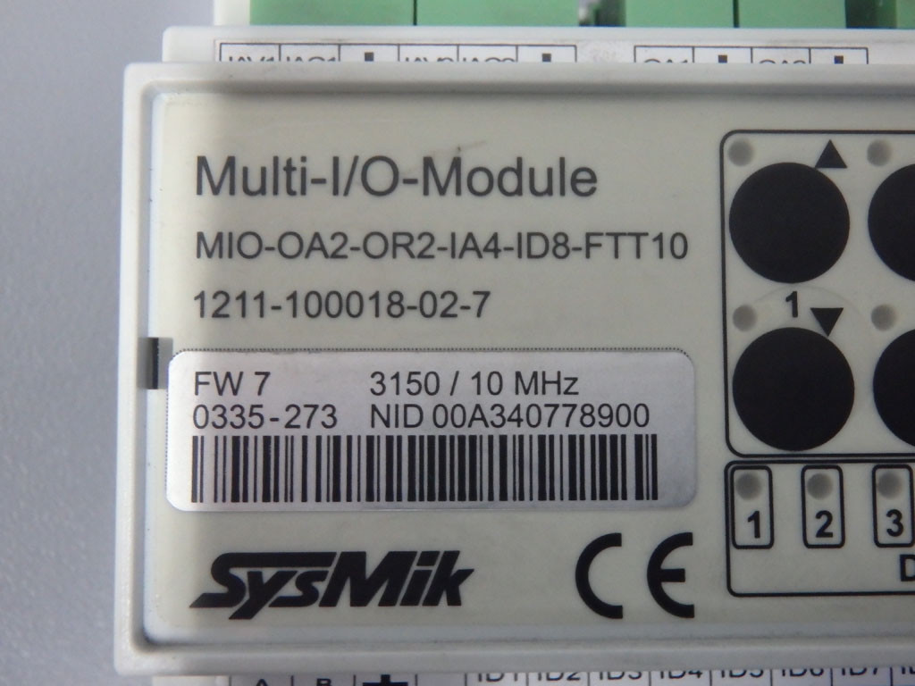 MIOOA2OR2ID8FTT10 - SYSMIK - MIO-OA2-OR2-ID8-FTT10 / Multi I/O Module ...