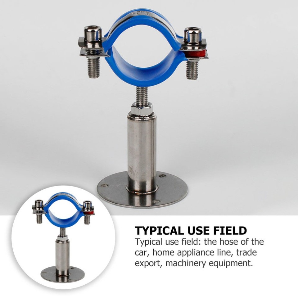 Adjustable Tube Clamp Stainless Steel Pipe Garden Hose Clamps Drainage ...