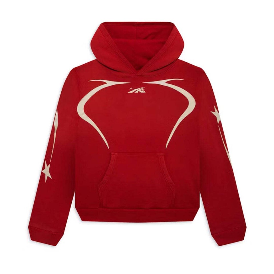 Hellstar Warm Up Sport Hoodie Red | eBay UK