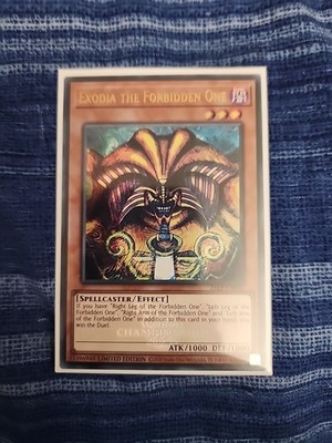 Yugioh Exodia the Forbidden One (Emblazoned Ultra Rare) 25LP-EN000 ...