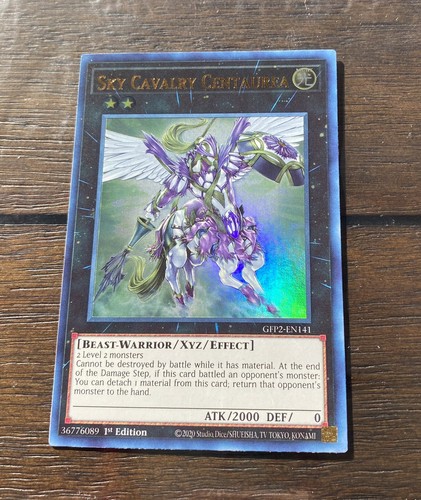 Yugioh Sky Cavalry Centaurea GFP2-EN141 1st Edition Ultra Rare Near ...