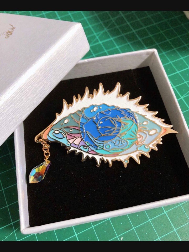 Jujutsu Kaisen Gojo Satoru Gojo Blue Eye Metal Badge Brooch Pin Anime ...