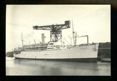 Ship postcard Chrome Harold Jordan SS Strathallan P&O | eBay