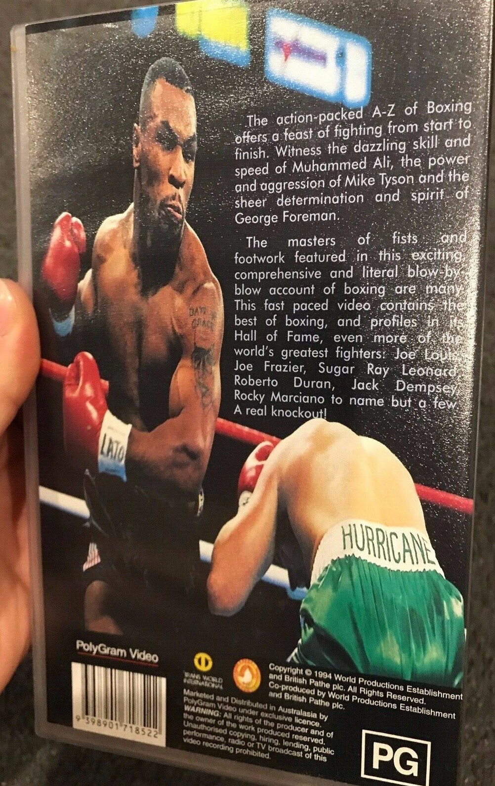 The A To Z Of Boxing VHS VIDEO TAPE (sports) Muhammed Ali, Mike Tyson ...