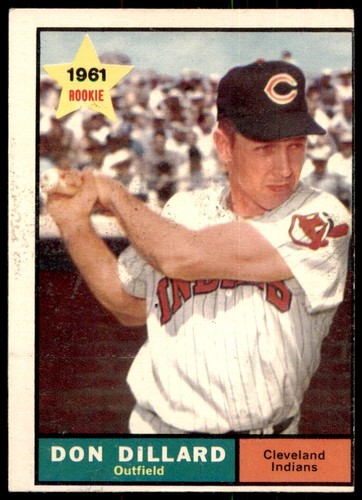 1961 TOPPS DON DILLARD 172 VG BASEBALL CLEVELAND INDIANS | eBay