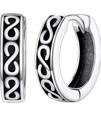 Silvora Sterling Silver Hoop Earrings | eBay