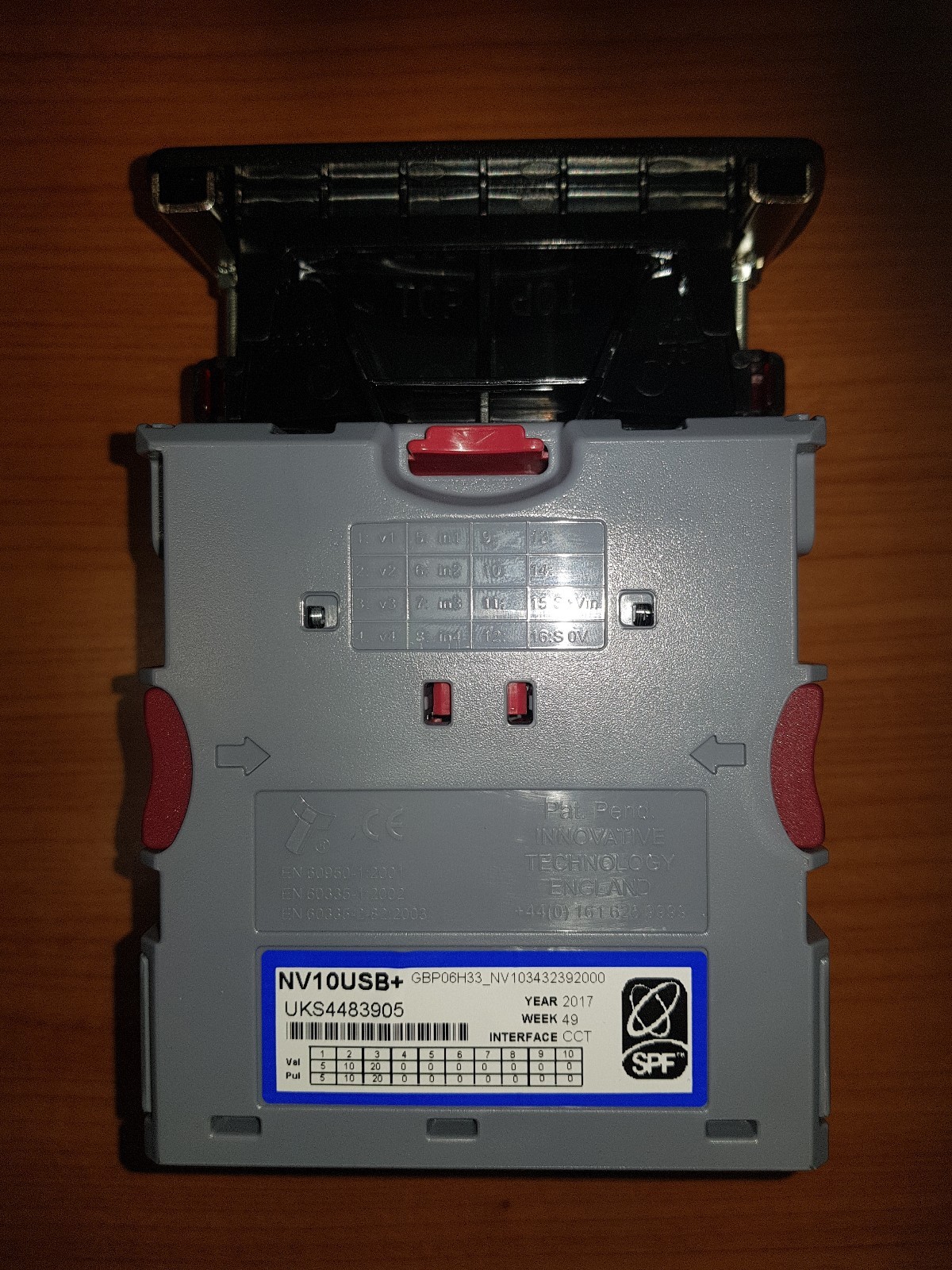 Brand New NV10 USB+ note validator NEW POLYMER KINGS NOTES READY | eBay UK