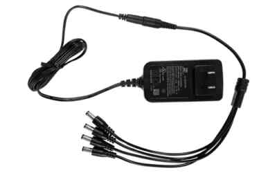 Lorex ACCPWR12V2AH4B Power Supply &4 Way Splitter Powers up to 4 ...