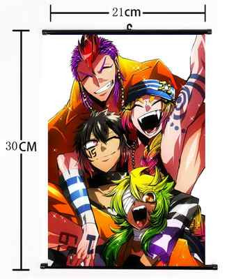 Anime Nanbaka Detentionhouse Wall Poster Scroll Home Decor Cosplay 1100 ...