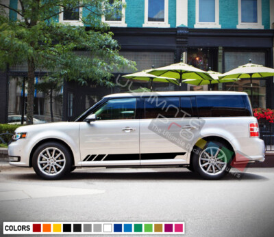Stickers Decal for Ford Flex Stripes Graphics door body part lip 2012 ...