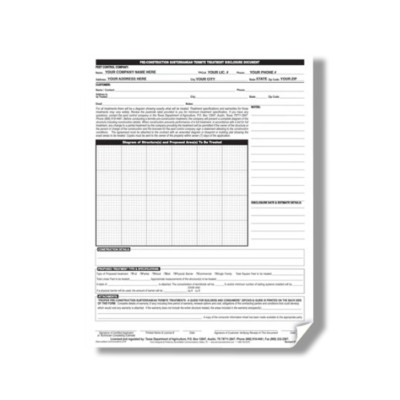 Termite Disclosure Documents (50 Pack) | eBay