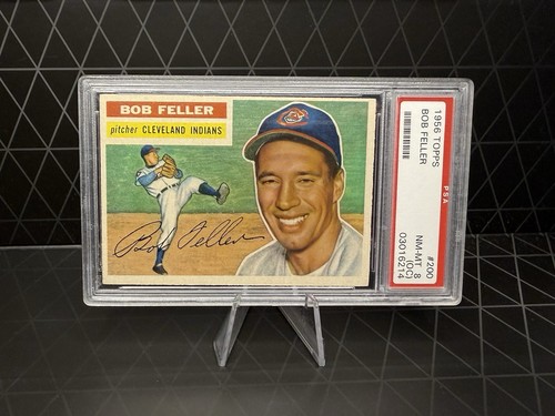 1956 Topps Bob Feller #200 🔥 PSA 8 (OC) | eBay.de