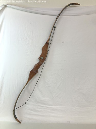 Vintage 57" Damon Howatt Archery Black & Brown Hunter Recurve Bow | eBay