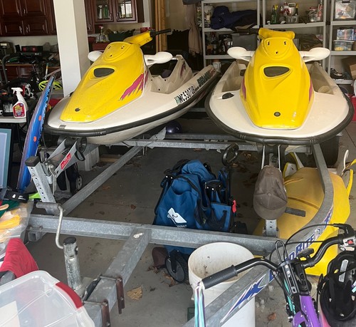 Two 1996 Sea Doo Jet Skis - Free Trailer - Jet Drives Run - Ohio | eBay