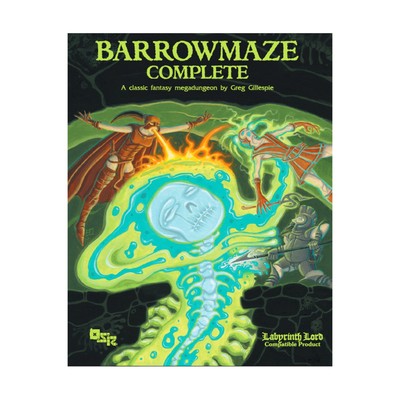 Greg Gilles RPG Barrowmaze Komplett (POD, Schwarz & Weiß, Labyrinth ...