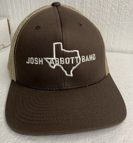 Josh Abbott Band Hat Cap Snapback Trucker Brown Adjustable Snap Back ...