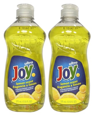 JOY ULTRA LEMON Scent Dish Washing Detergent Liquid Soap 12.6oz ...