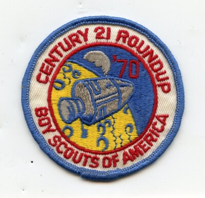 1970 Century 21 Roundup Boy Scout Patch Scouts BSA Space Moon | eBay