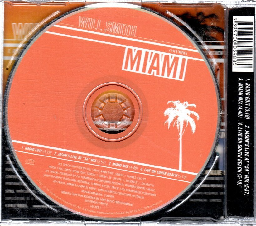 Will Smith - Miami - MUSIC CD SINGLE | eBay Australia