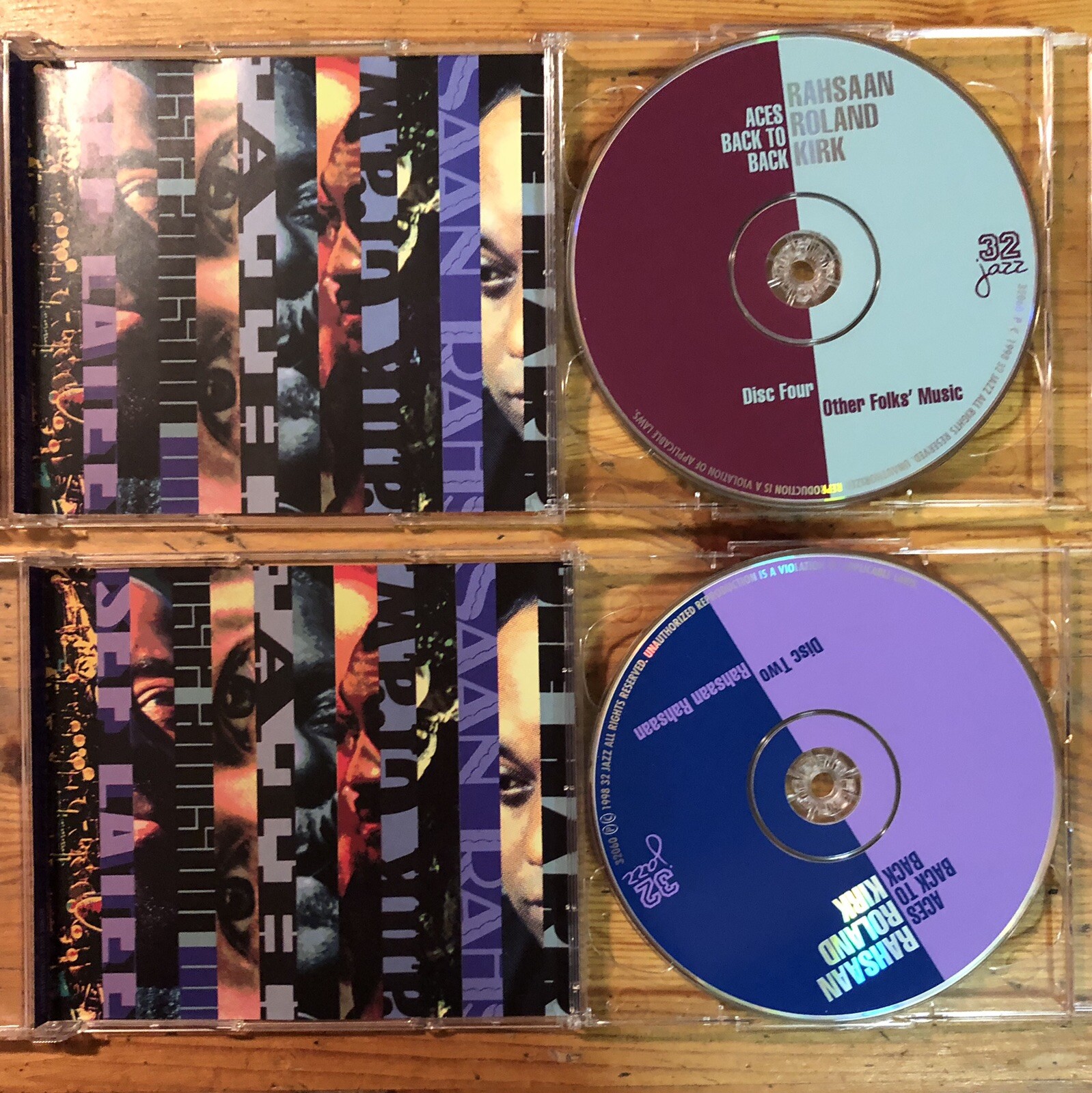 Aces Back to Back Rahsaan Roland Kirk CD 4 Disc Set NO BOX COVER ART ...