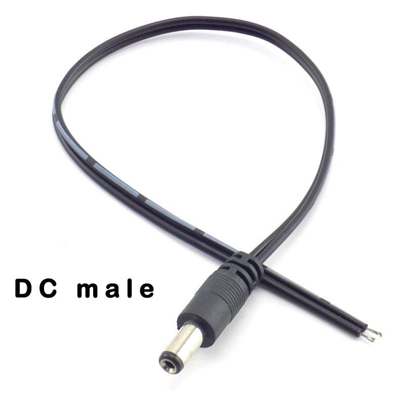 12V DC Female Male Connector adapter 5.5x2.1mm plug cable power supply ...
