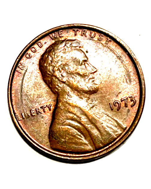 RARE 1973 Lincoln Penny No Mint Mark, Raiz'd edge, Error, double die ...