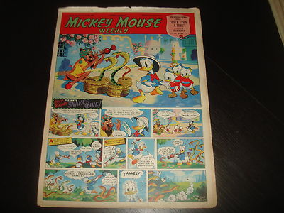 MICKEY MOUSE WEEKLY April 28th 1951 UK Disney Comic | eBay UK