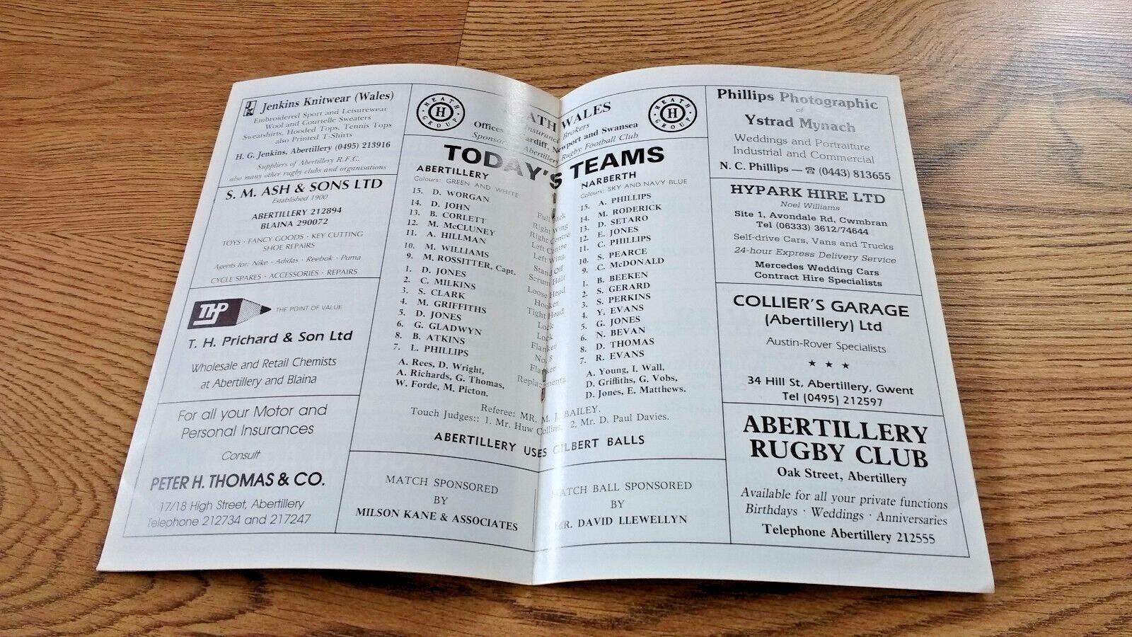 Abertillery Rugby Programmes 1959 - 2008 | eBay