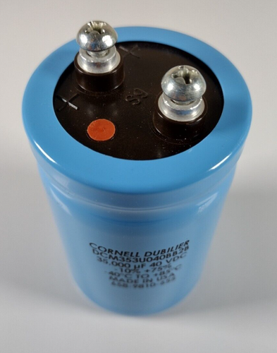 Cornell Dubilier Capacitor 35,000 µF 40 VDC - DCM353U040BB2B 2 ...