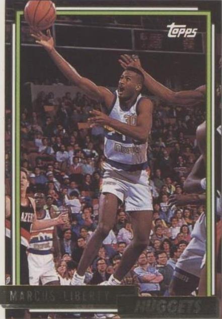 1992-93 Topps - Marcus Liberty #248 Gold for sale online | eBay