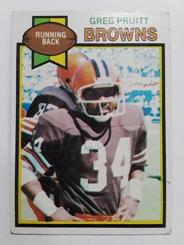 1979 Topps Greg Pruitt #455 football card Cleveland Browns | eBay